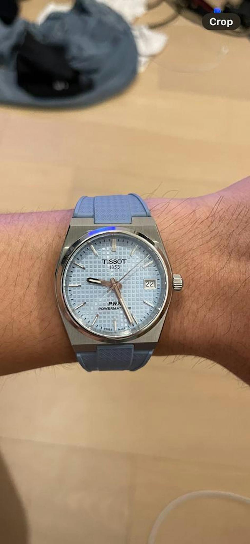 Baby Blue CTS Rubber Strap for Tissot PRX – Delugs