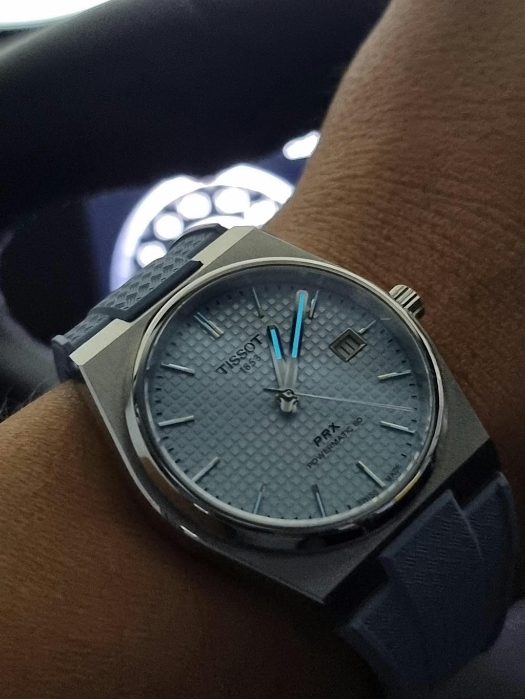 Baby Blue CTS Rubber Strap for Tissot PRX – Delugs