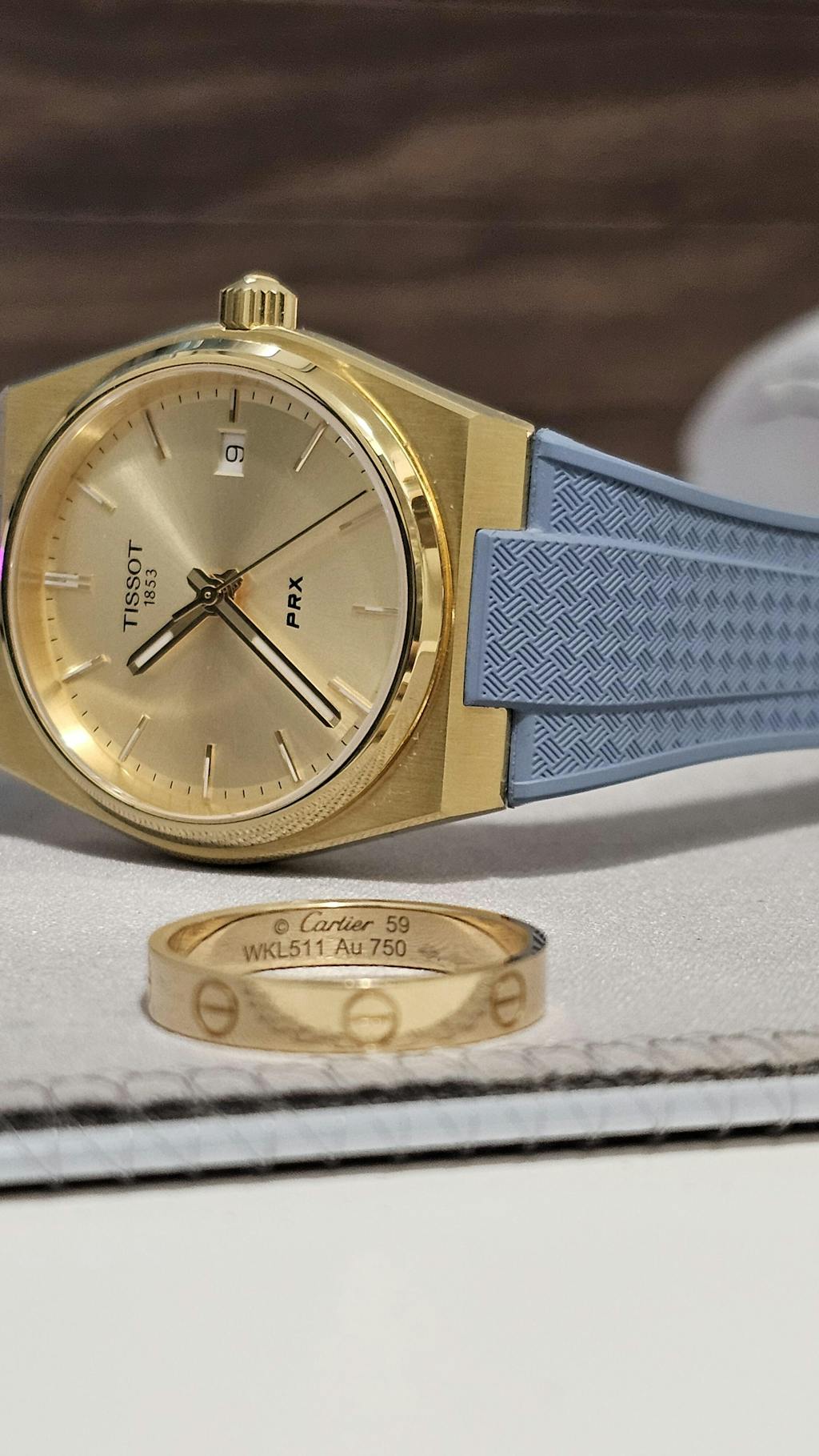 Baby Blue CTS Rubber Strap for Tissot PRX – Delugs