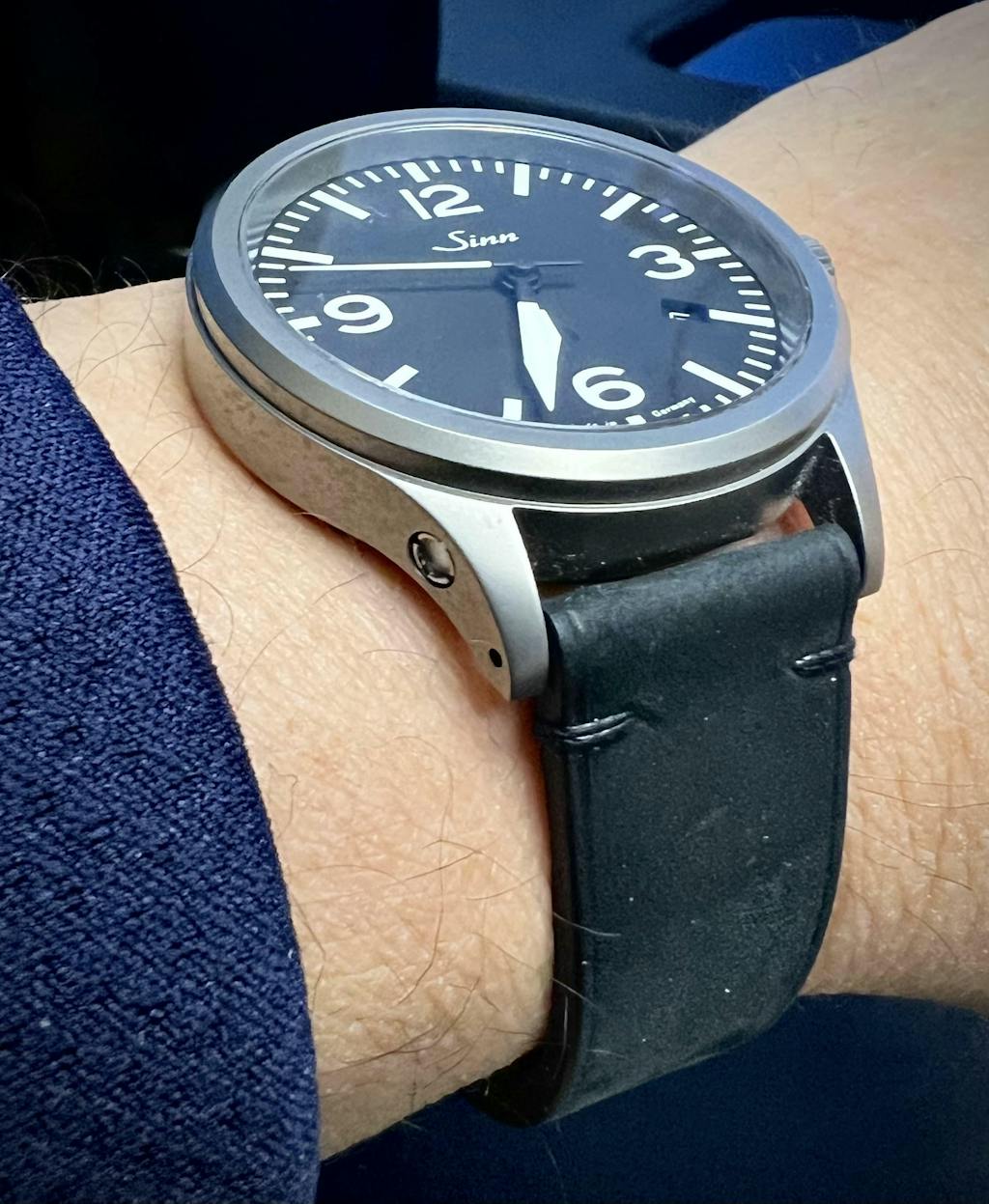 Black Crazy Horse Side-Stitch Strap – Delugs