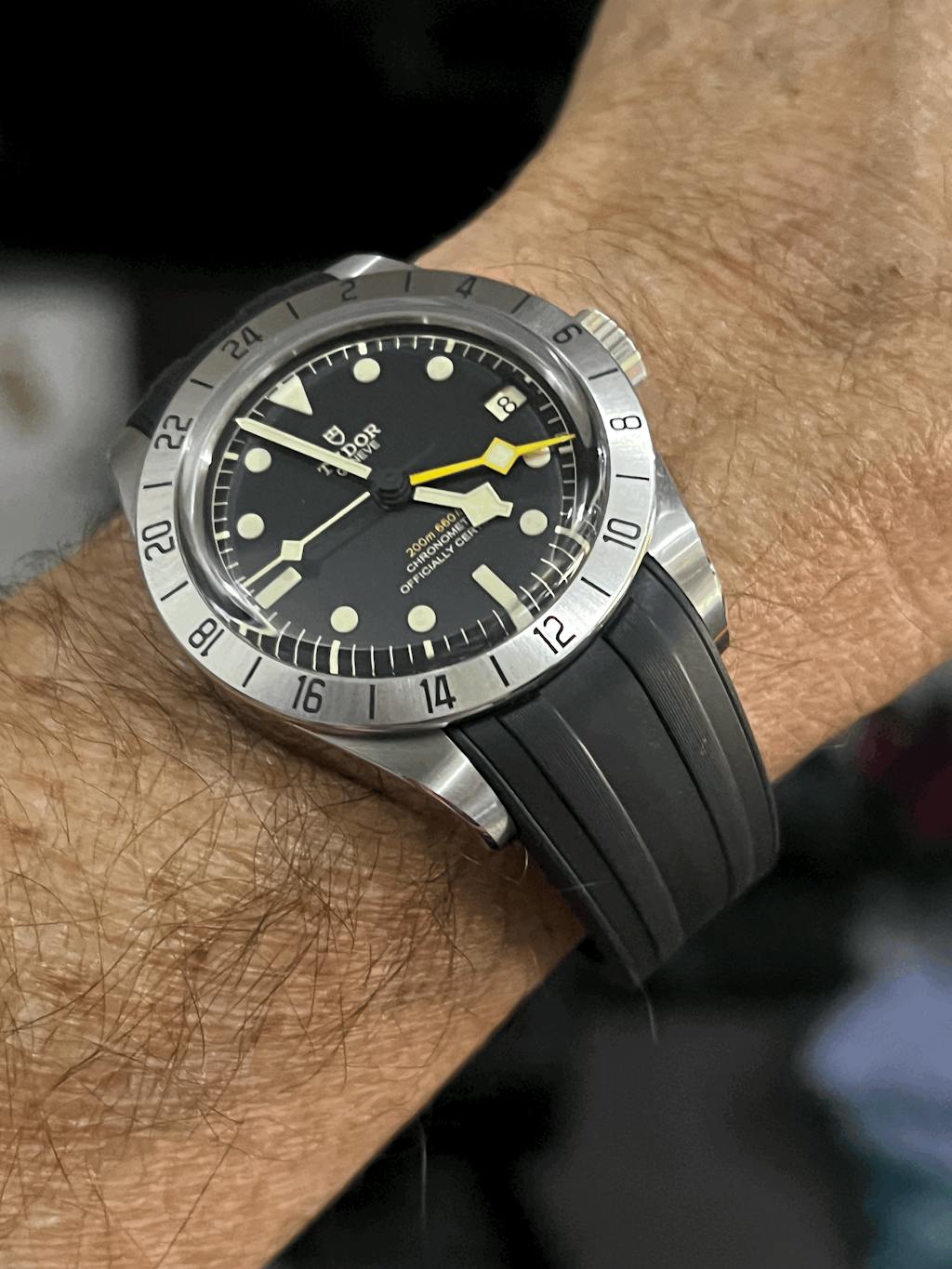 Navy CTS Rubber Strap for Tudor BB58 – Delugs