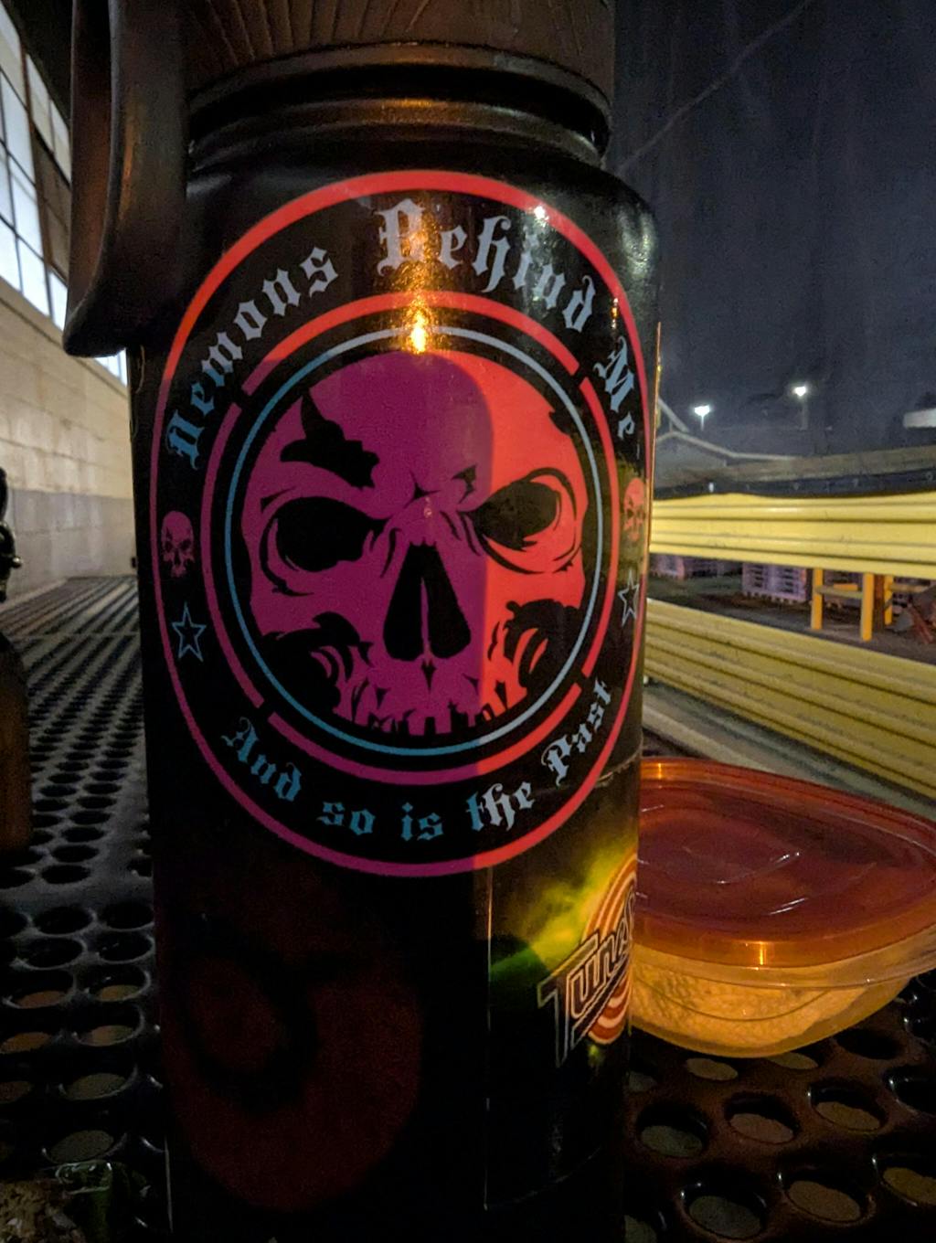 Miami Sticker – Demons Behind Me | Inspirational Clothing & Apparel