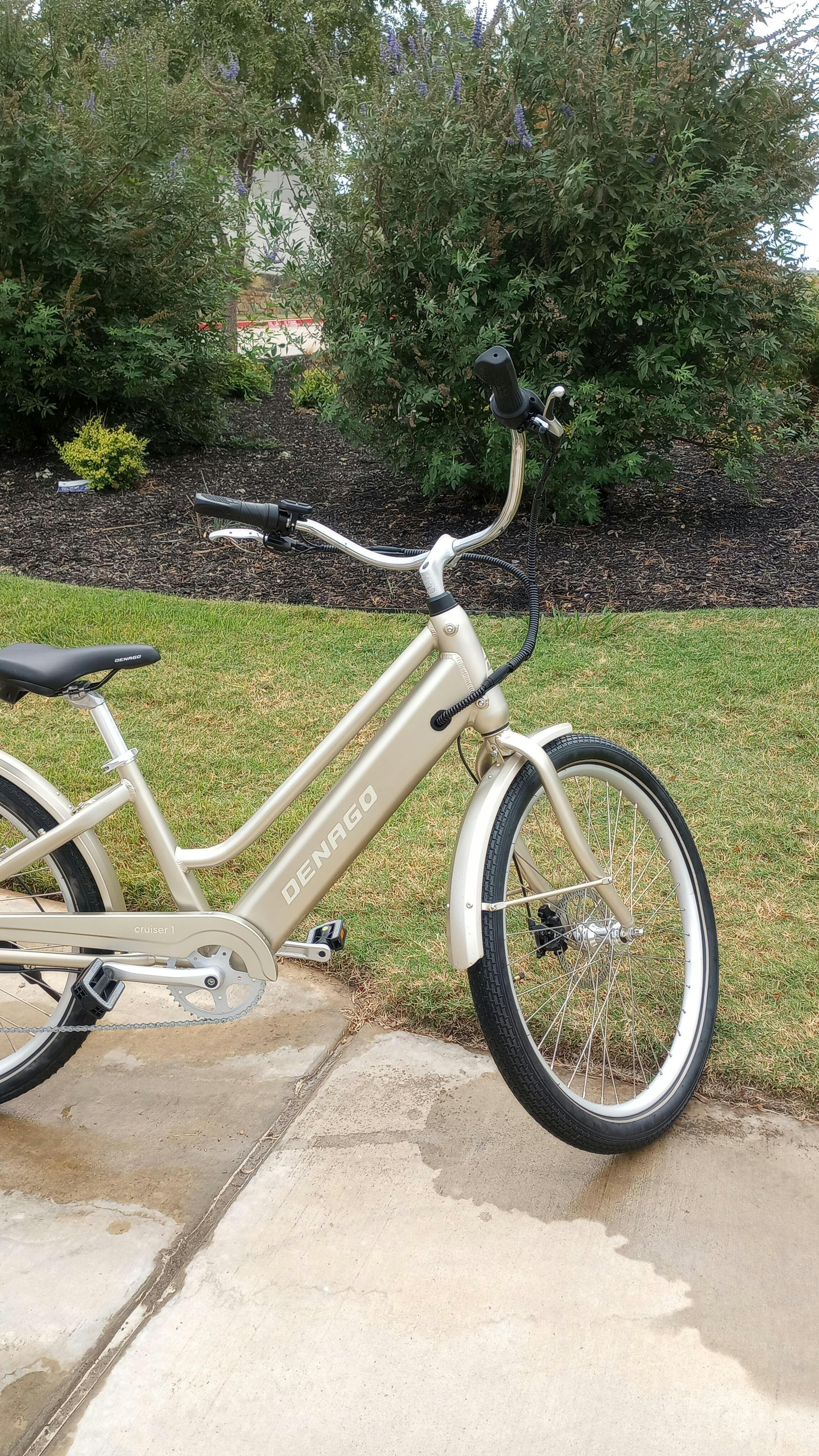 Denago Cruiser 1 Step Thru eBike | 50 Miles LG Battery Electric Bikes ...