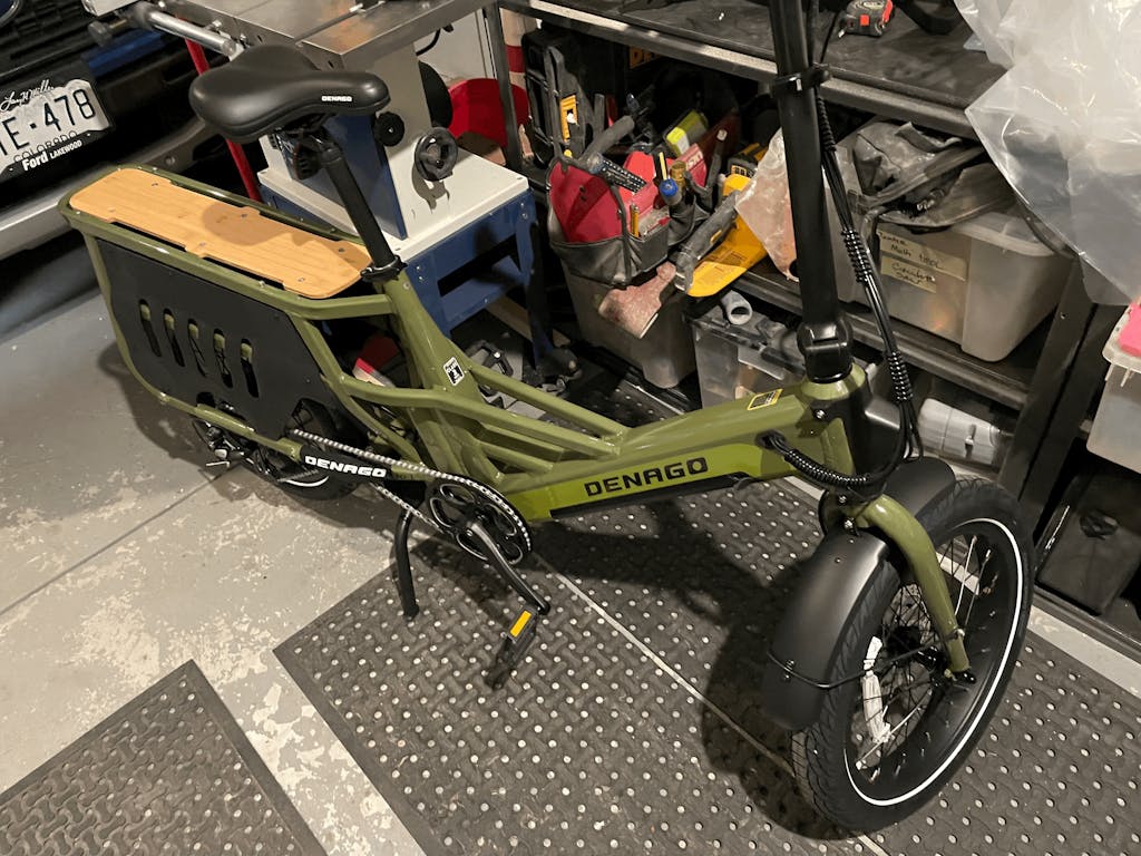 Denago Compact Cargo 1 eBike | All Weather Dual Battery Cargo Utility ...
