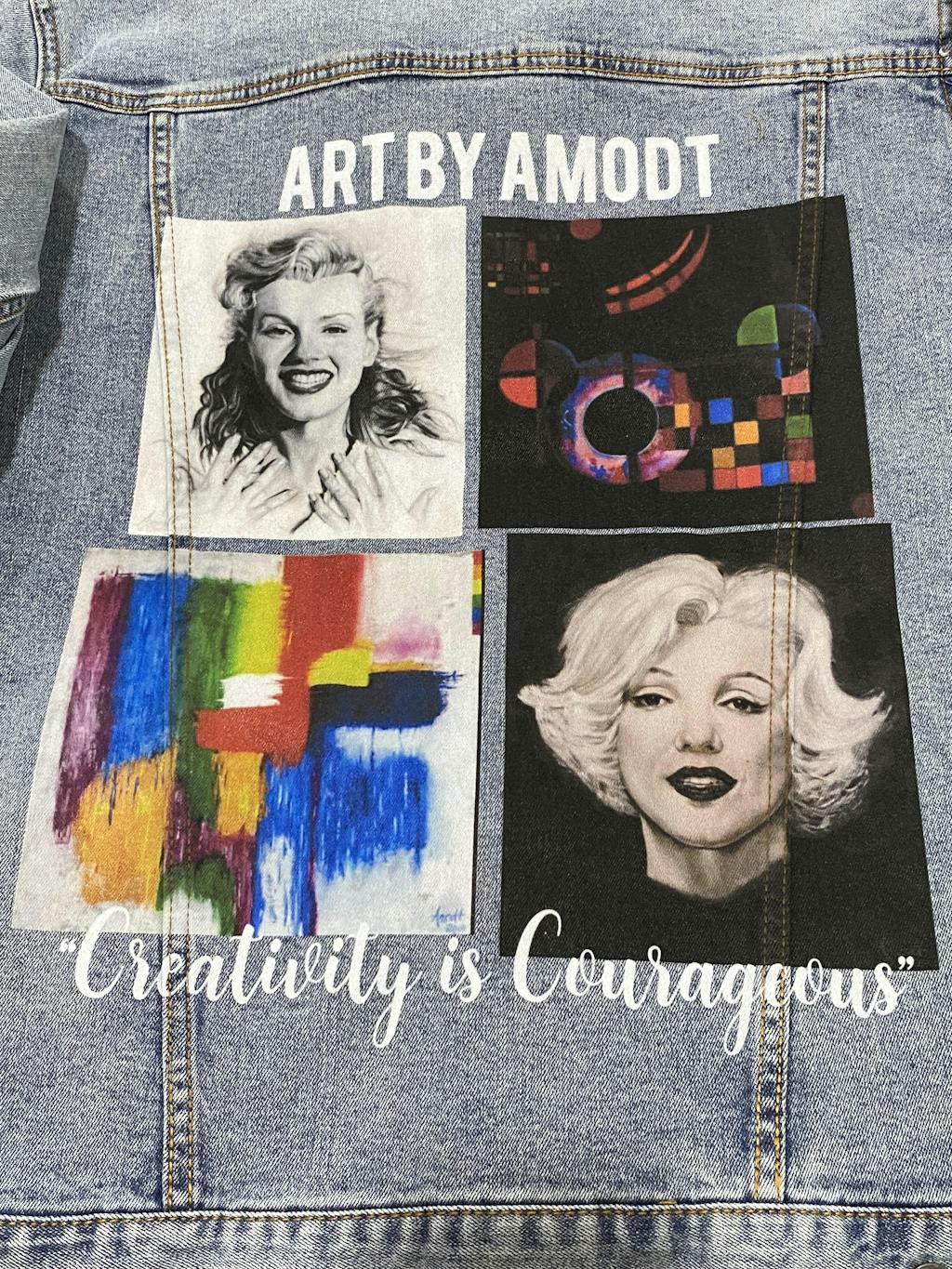 Customize & Design your own Denim Jacket (hand-made) with 3 color choi ...