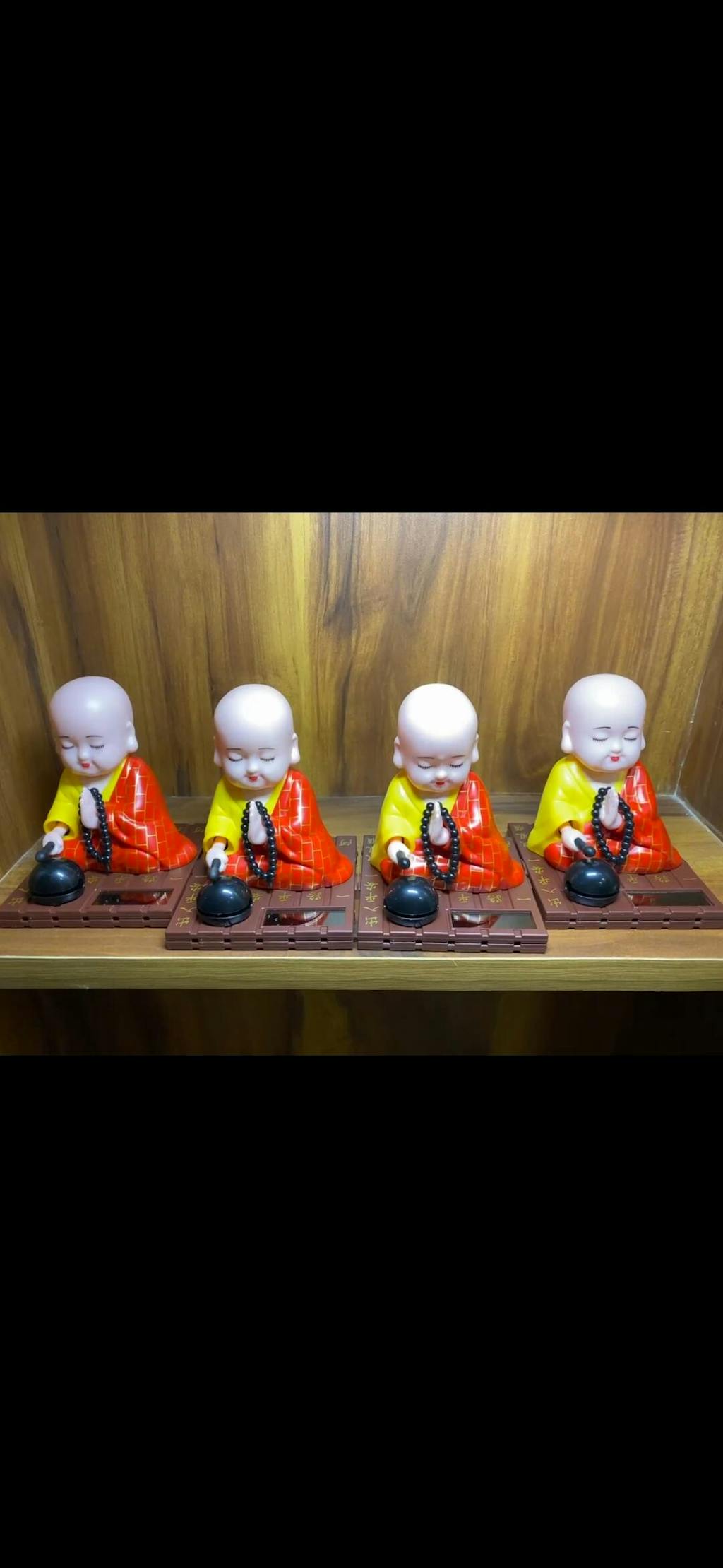 Get Solar Powered Moving Buddha for Desk | Gift for Employee