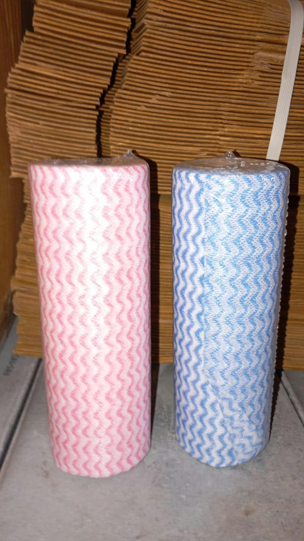 Non Wooven Fabric Disposable Handy Wipe Cleaning Cloth Roll, Tissue Ro