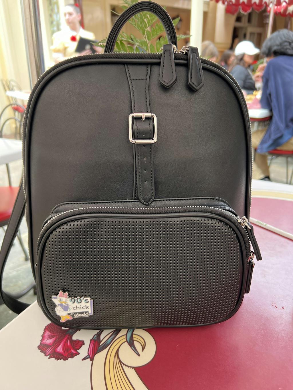 The Park View Crossbody Backpack - Pitch Black – Designer Park Company