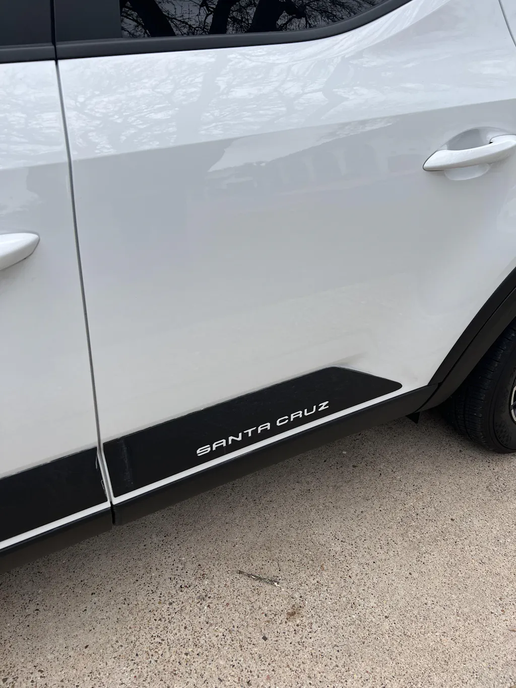 Interesting Hyundai Santa Cruz Door Garnish Images