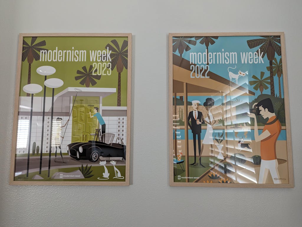 2023 Modernism Week Palm Springs Poster by Shag – Destination PSP