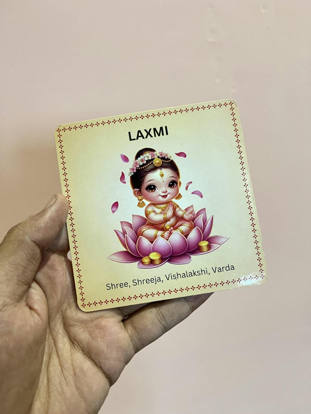 God and Goddess Cards with Mantra, Non Tearable , High Quality, Kids M ...