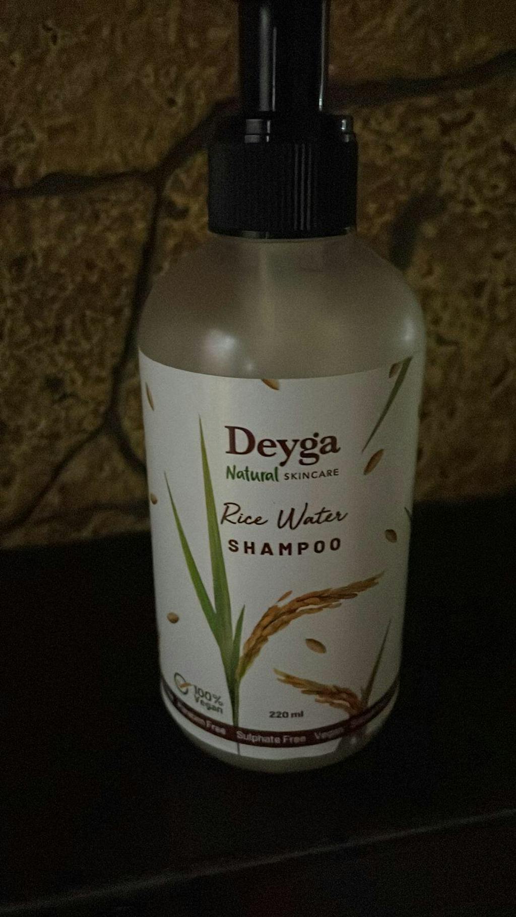 Rice Water Shampoo 220ml – Deyga