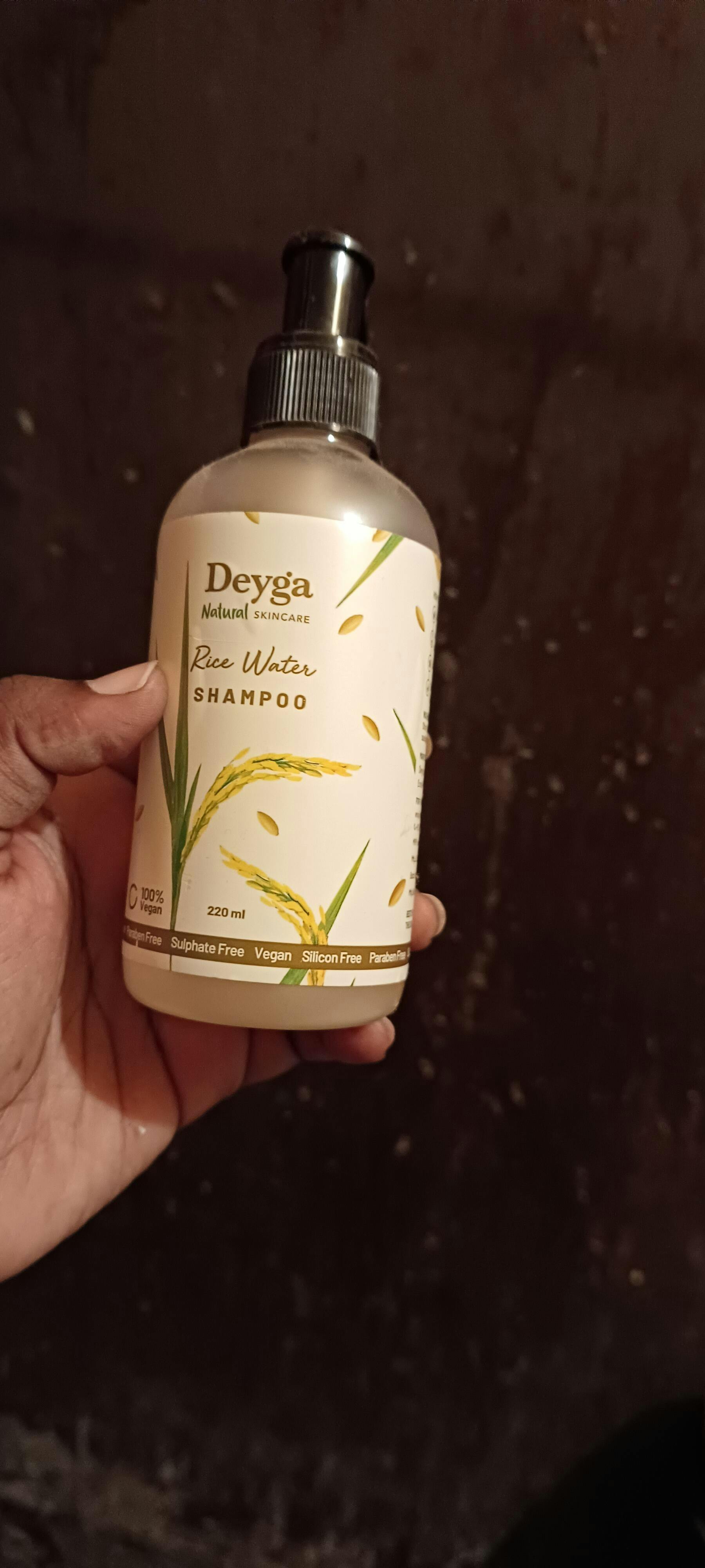 Rice Water Shampoo 220ml – Deyga