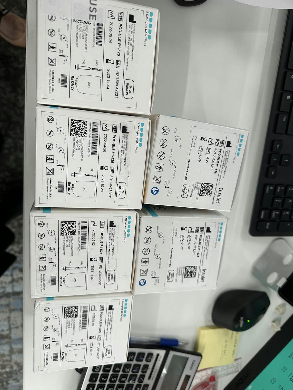 Omnipod Dash Pods for the Omnipod Dash System - 10 Pack