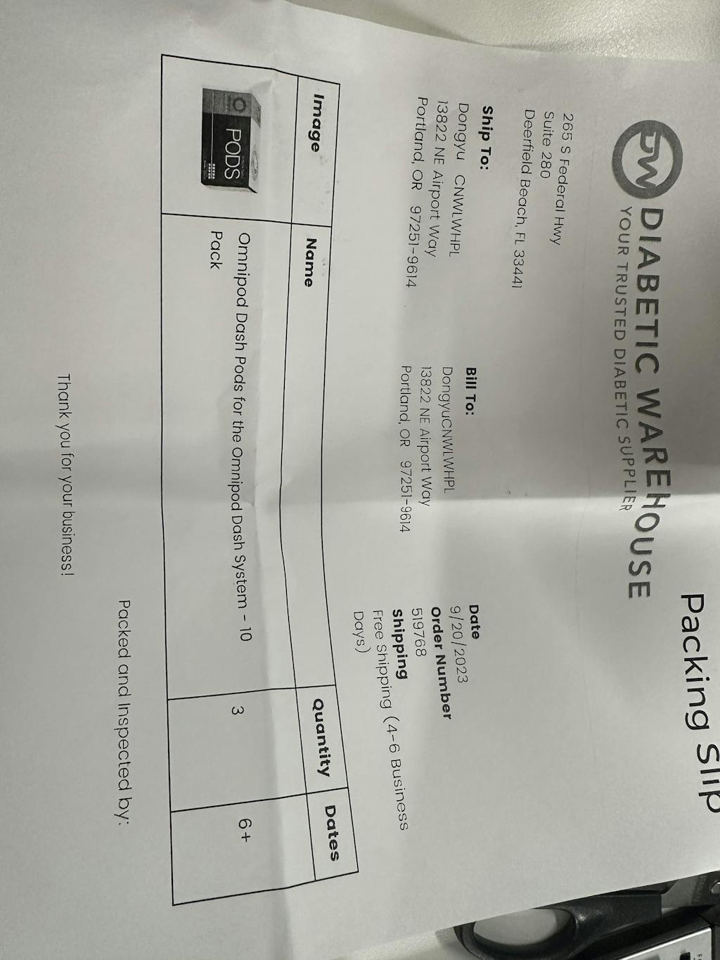 Omnipod Dash Pods for the Omnipod Dash System - 10 Pack