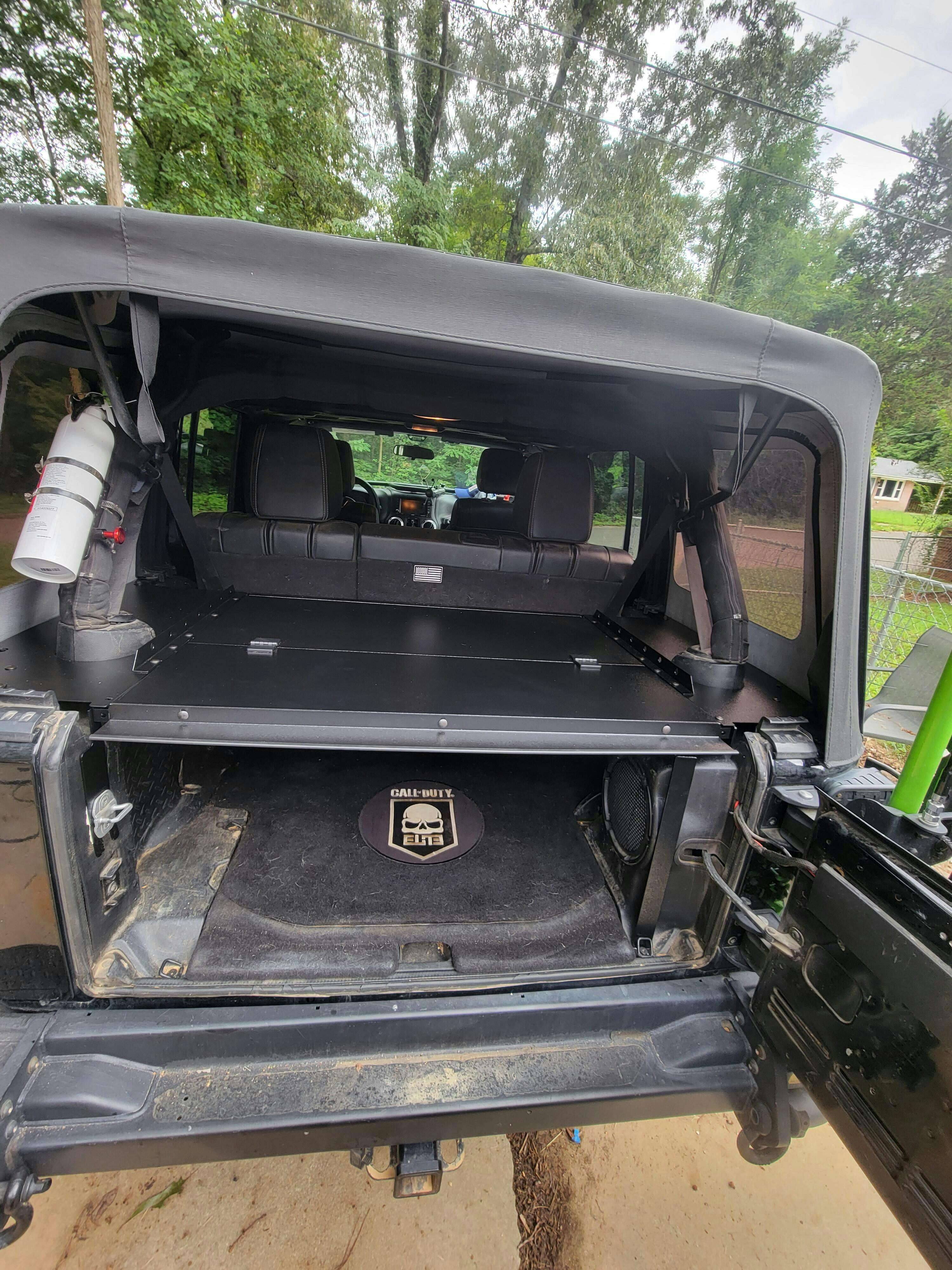 4 Door Jeep Wrangler JLU Cargo Security Enclosure System – Diabolical Inc