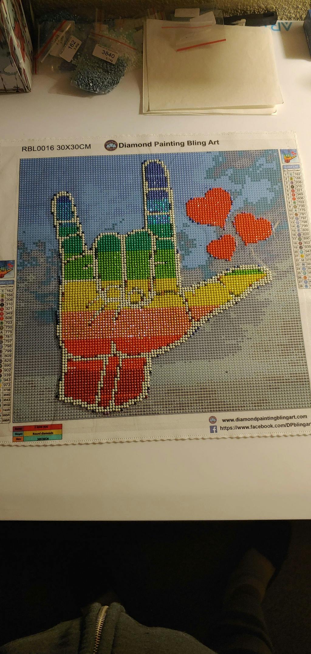 ASL I Love You – Diamond Painting Bling Art