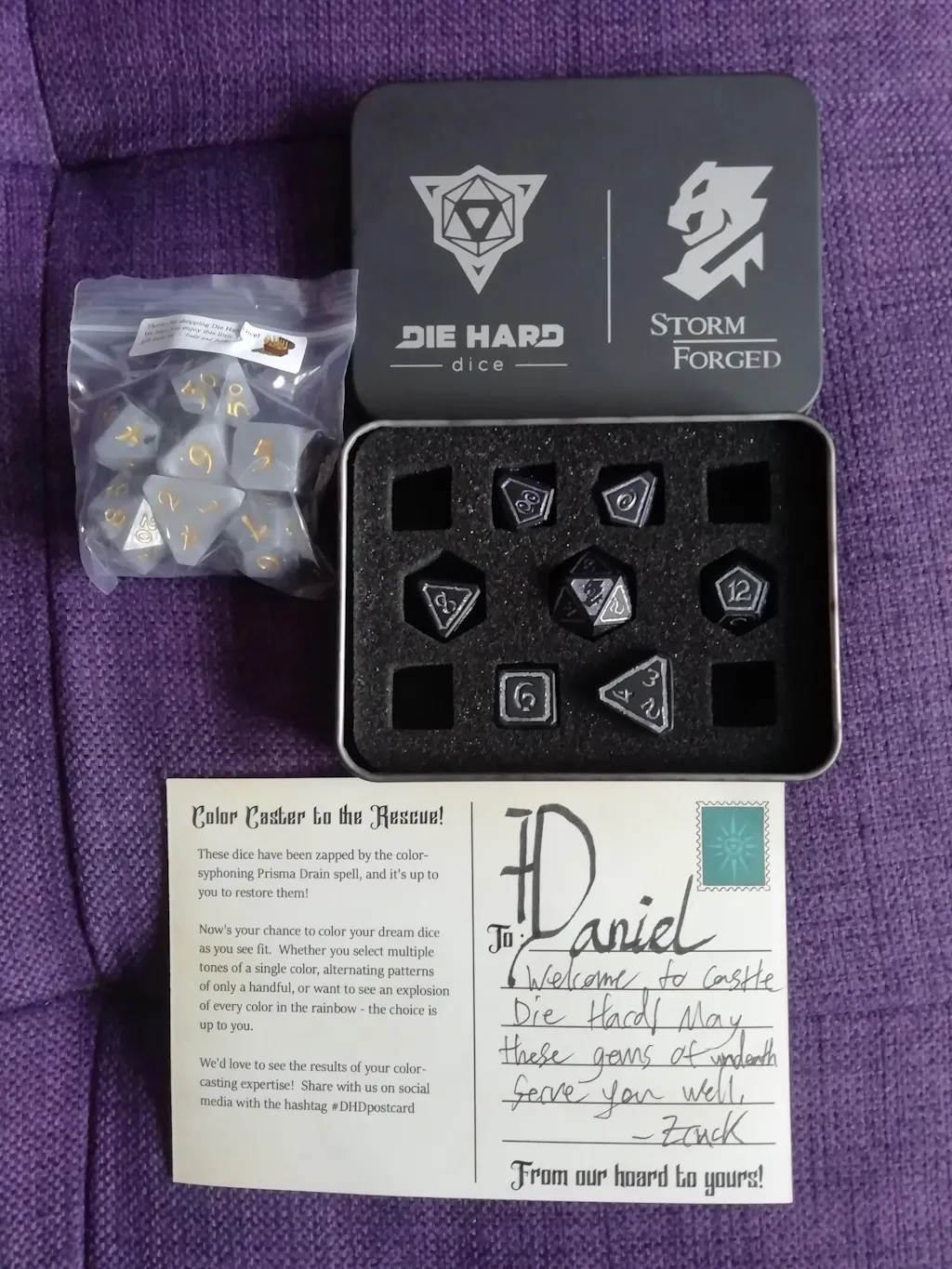 7pc RPG Set - Mages Guild - Necromancy – Die Hard Dice