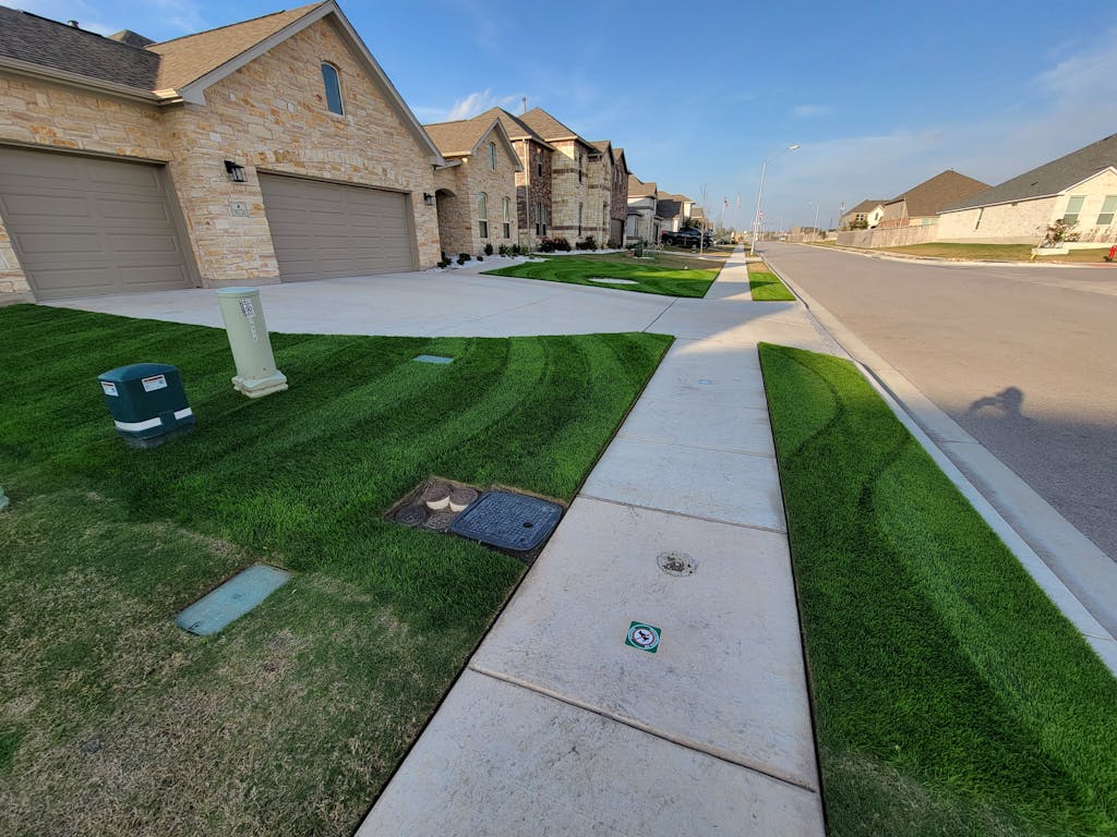 No Pooping Dog Sidewalk/Curb Sign - Digital Curb Number