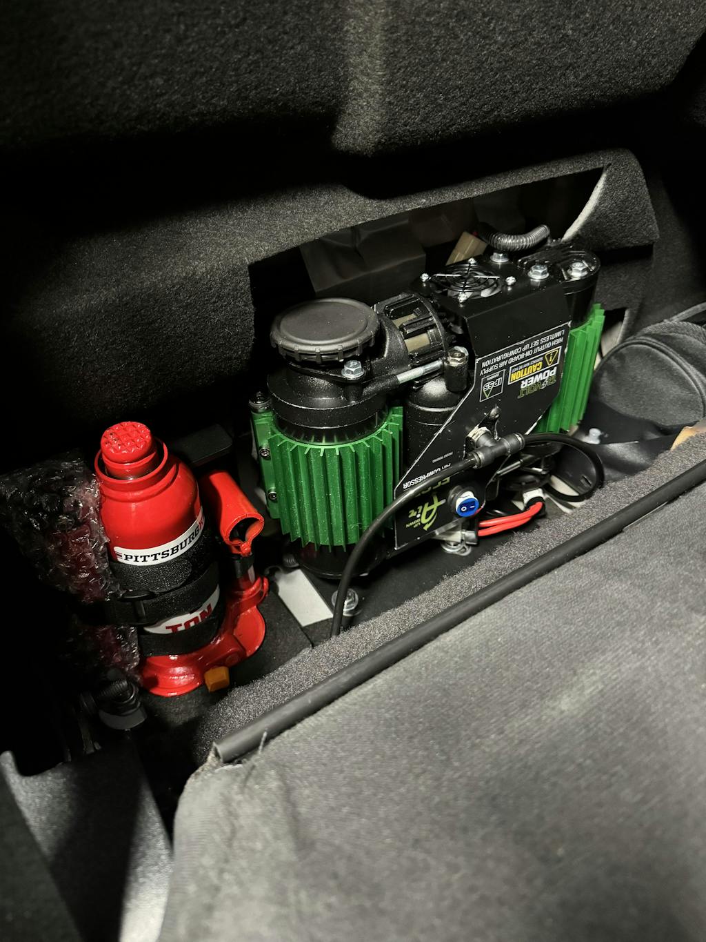 2017-2020 Ford F-150 / Raptor, (BRUSHED) ARB Compressor & Bottle Jack ...