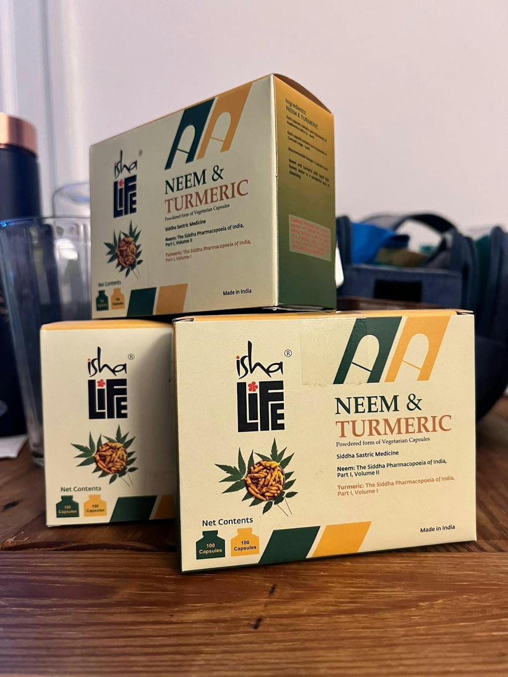 Buy Isha Life Neem and Turmeric Capsules Online at Best Price | Distacart