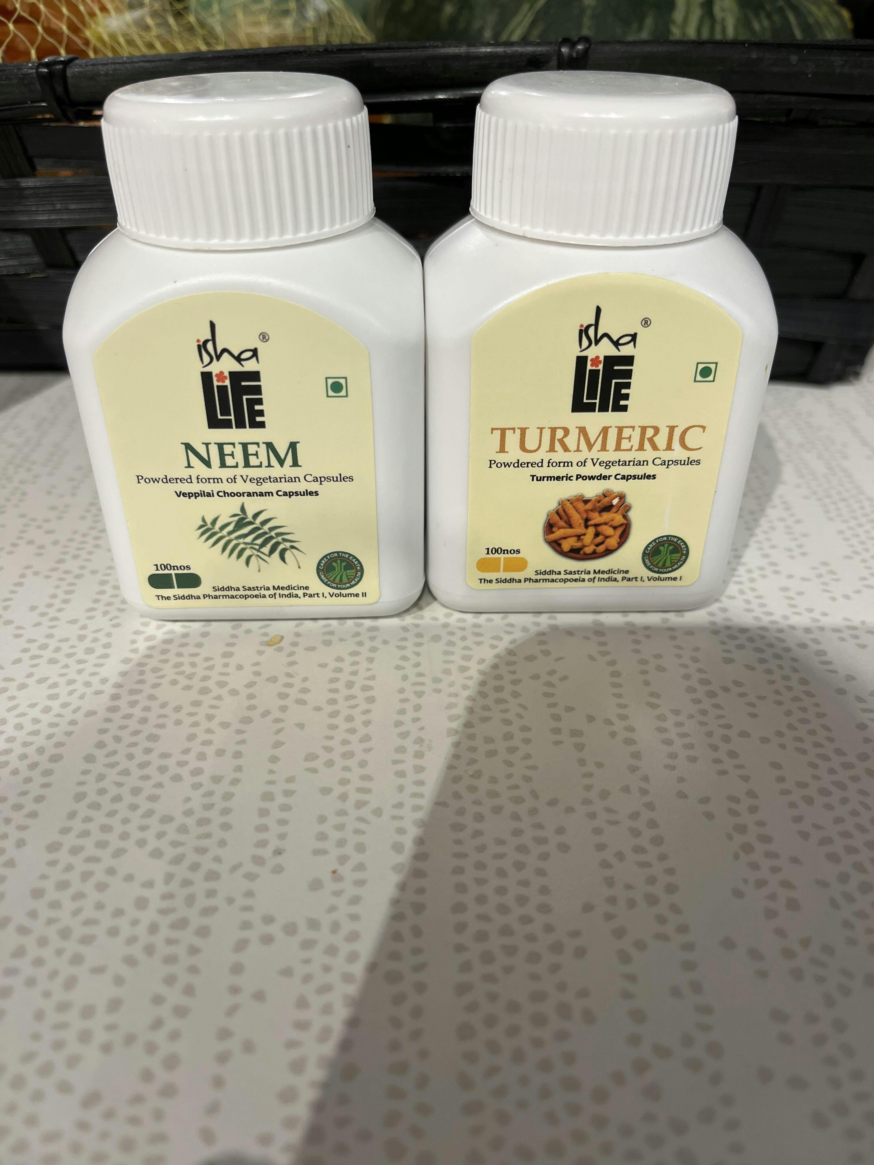 Buy Isha Life Neem and Turmeric Capsules Online at Best Price | Distacart