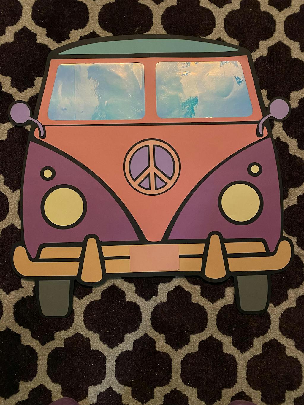 Hippie Bus Van SVG, PNG, PDF, 70’s Groovy Disco SVG, Hippie SVG