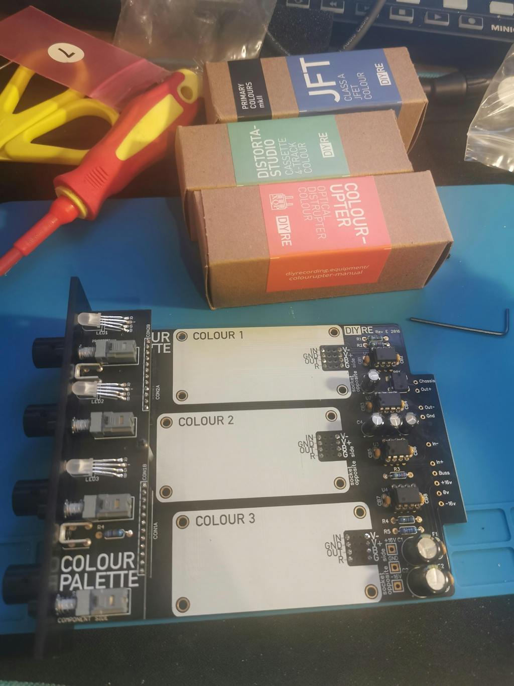 Colour 500-Series Palette mkII – DIY Recording Equipment