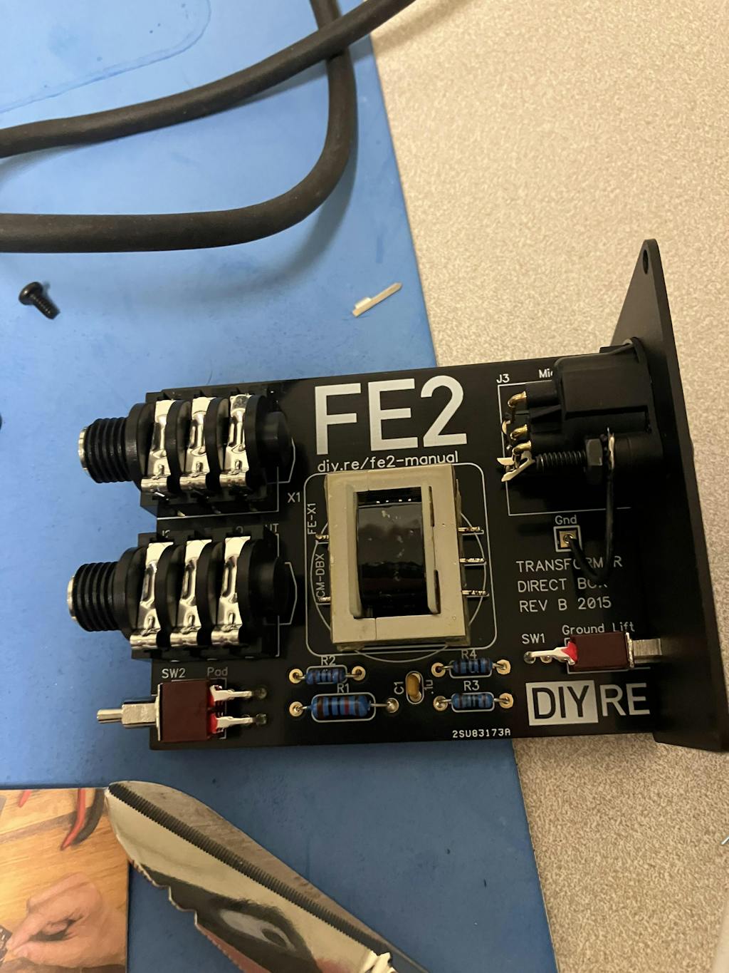 FE2 Direct Input Box Kit – DIY Recording Equipment