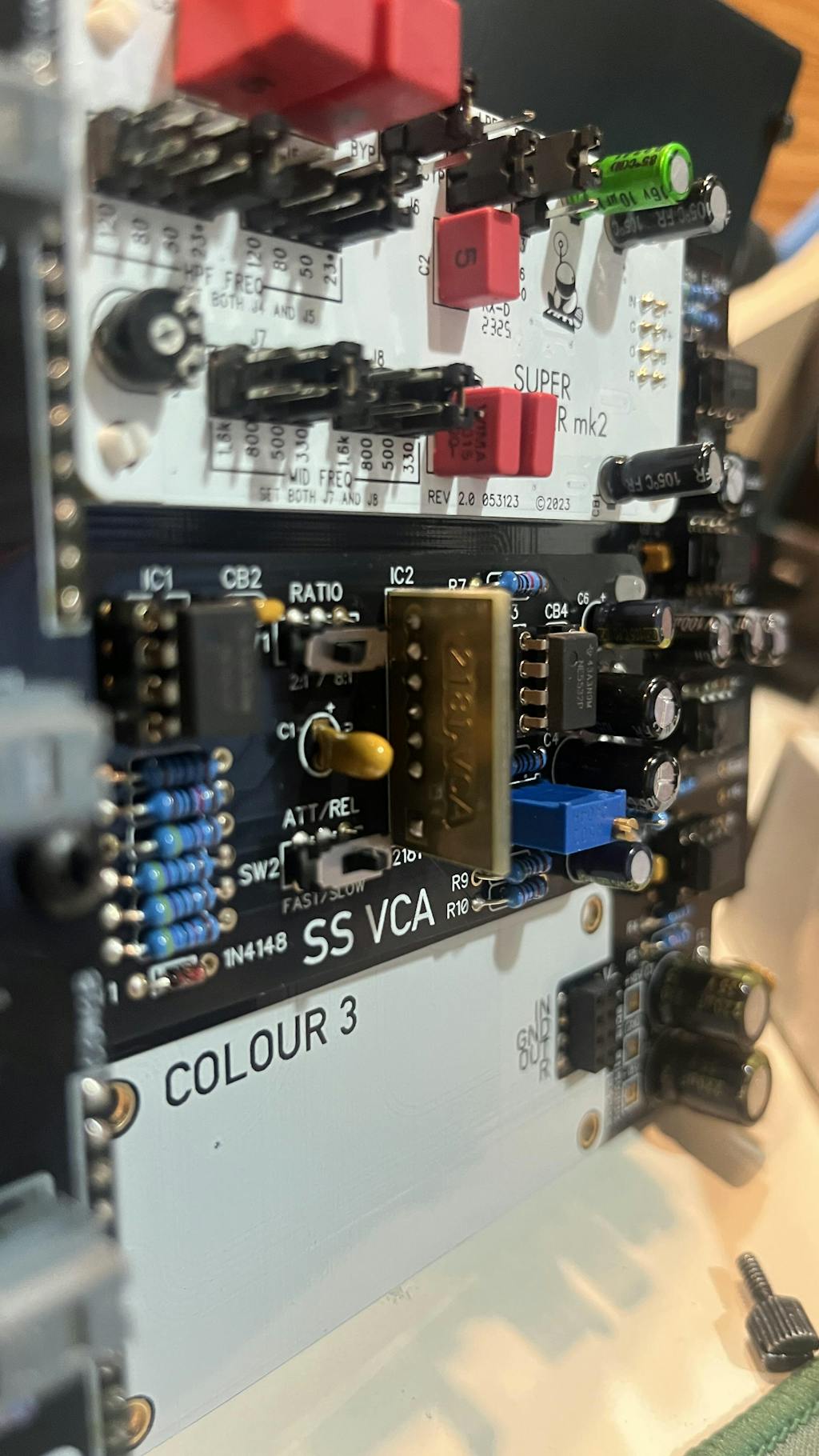 SS VCA Channel Compressor Colour – DIY Recording Equipment