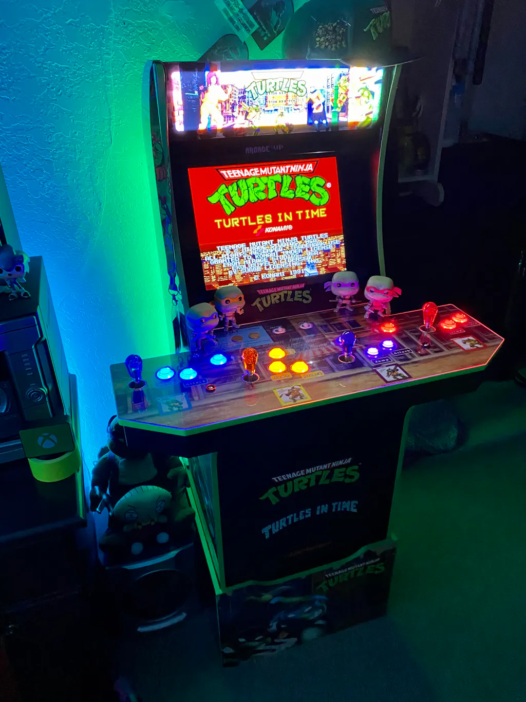 Drop In TMNT Teenage Mutant Ninja Turtles LED Marquee Plug and Play Ki ...