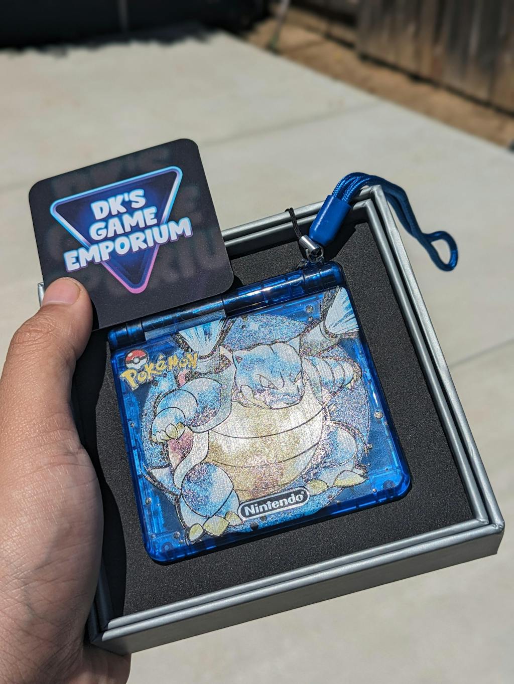 Nintendo Game Boy Advance SP - Blue Blastoise Edition – DK’s Game Emporium
