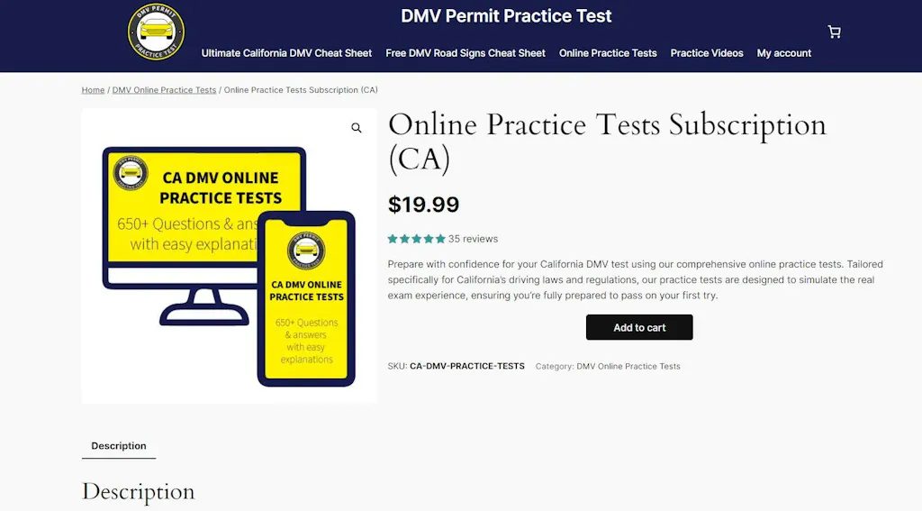 Ultimate California DMV Cheat Sheet - DMV Permit Practice Test