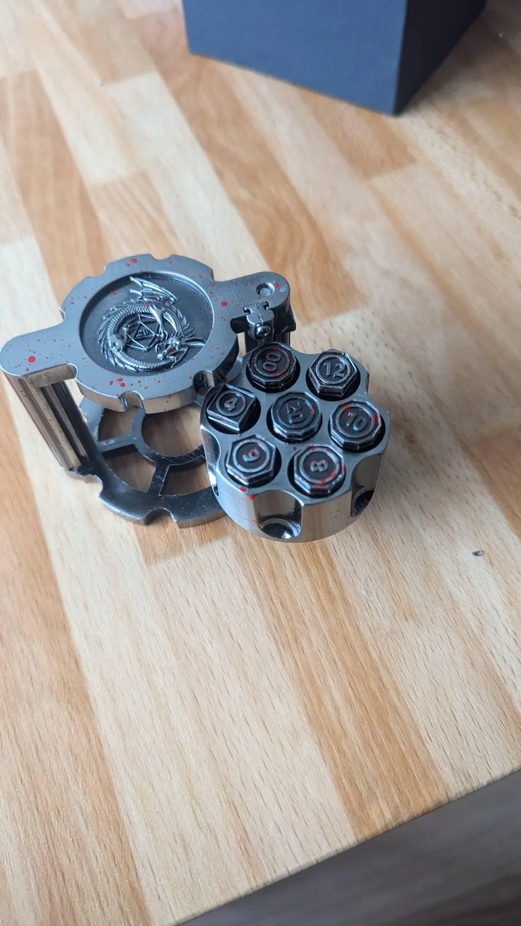 Revolver Dice Set - Bullet Edition – DND Dice | D&D Dice For RPGs ...