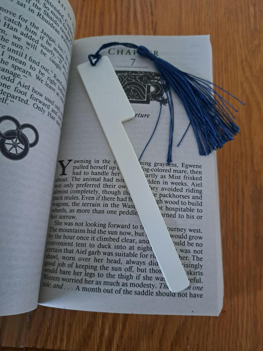 Upcycled White Piano Key Topper Bookmark