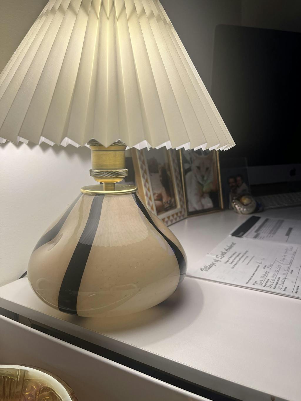 Pleated Cavolo Table Lamp - Docos