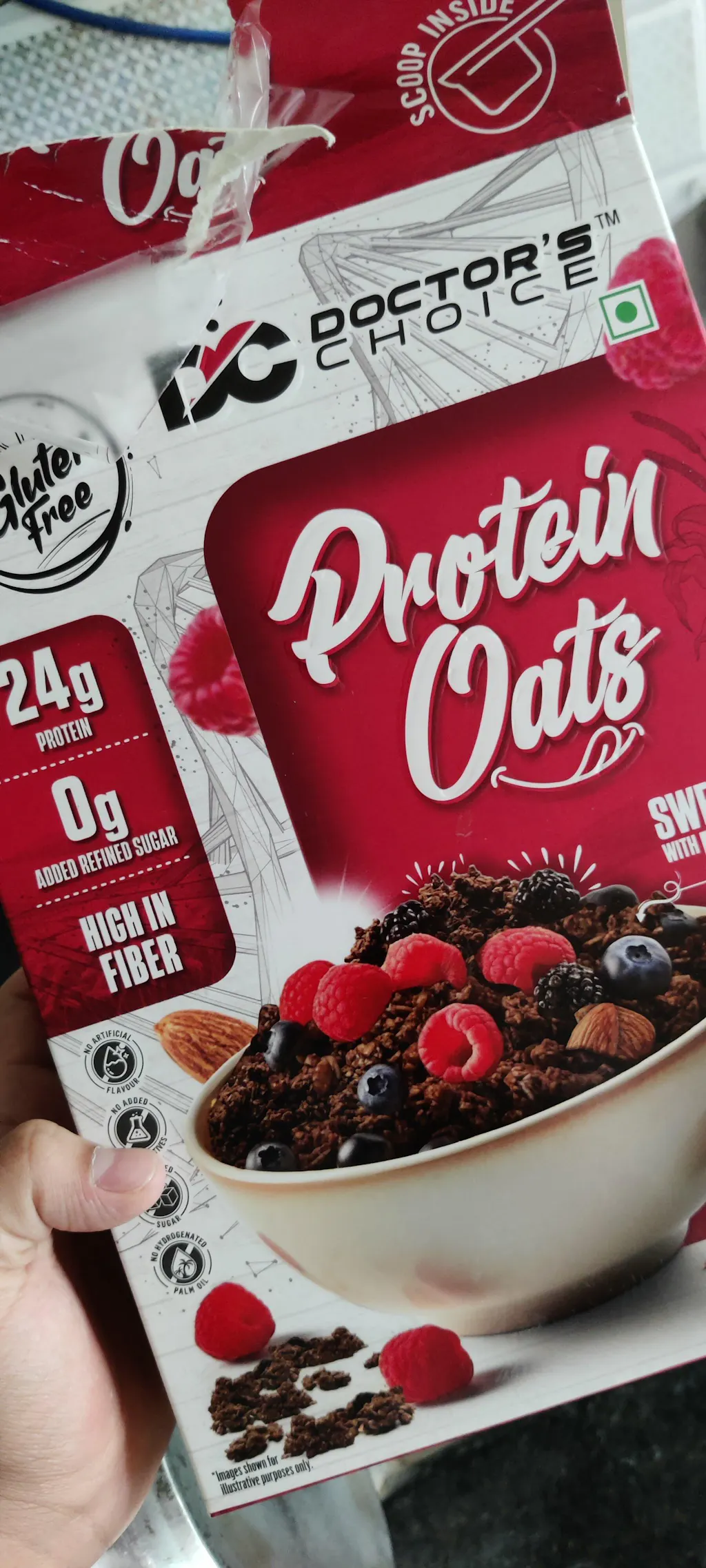 Doctor's Choice Chocolate Protein Oats