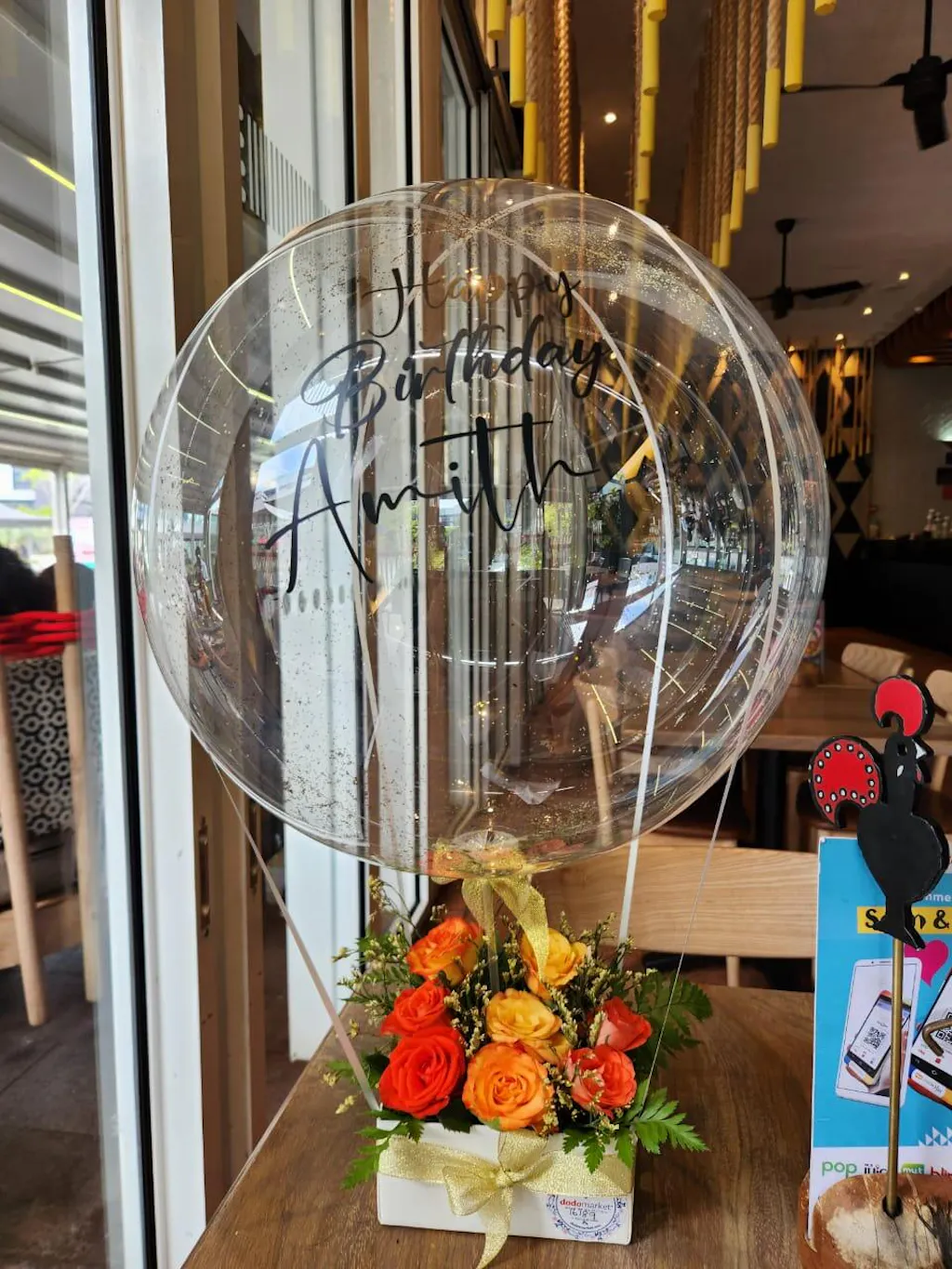 Personalized Balloon Flower Box - Mother's Day! | Mauritius