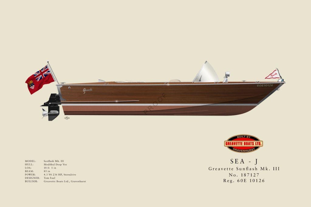 Custom Half Hull Print - Custom Digital Boat Art + Gifts For Boaters ...