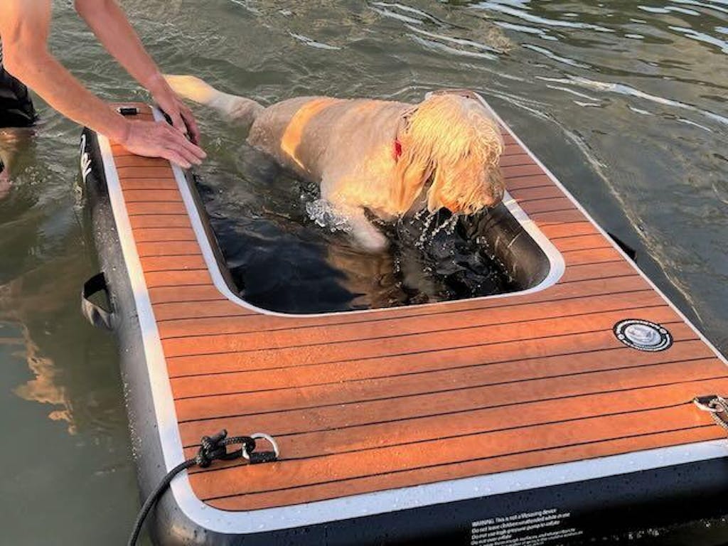 Dog-DOK Inflatable Dog Boat Ramp