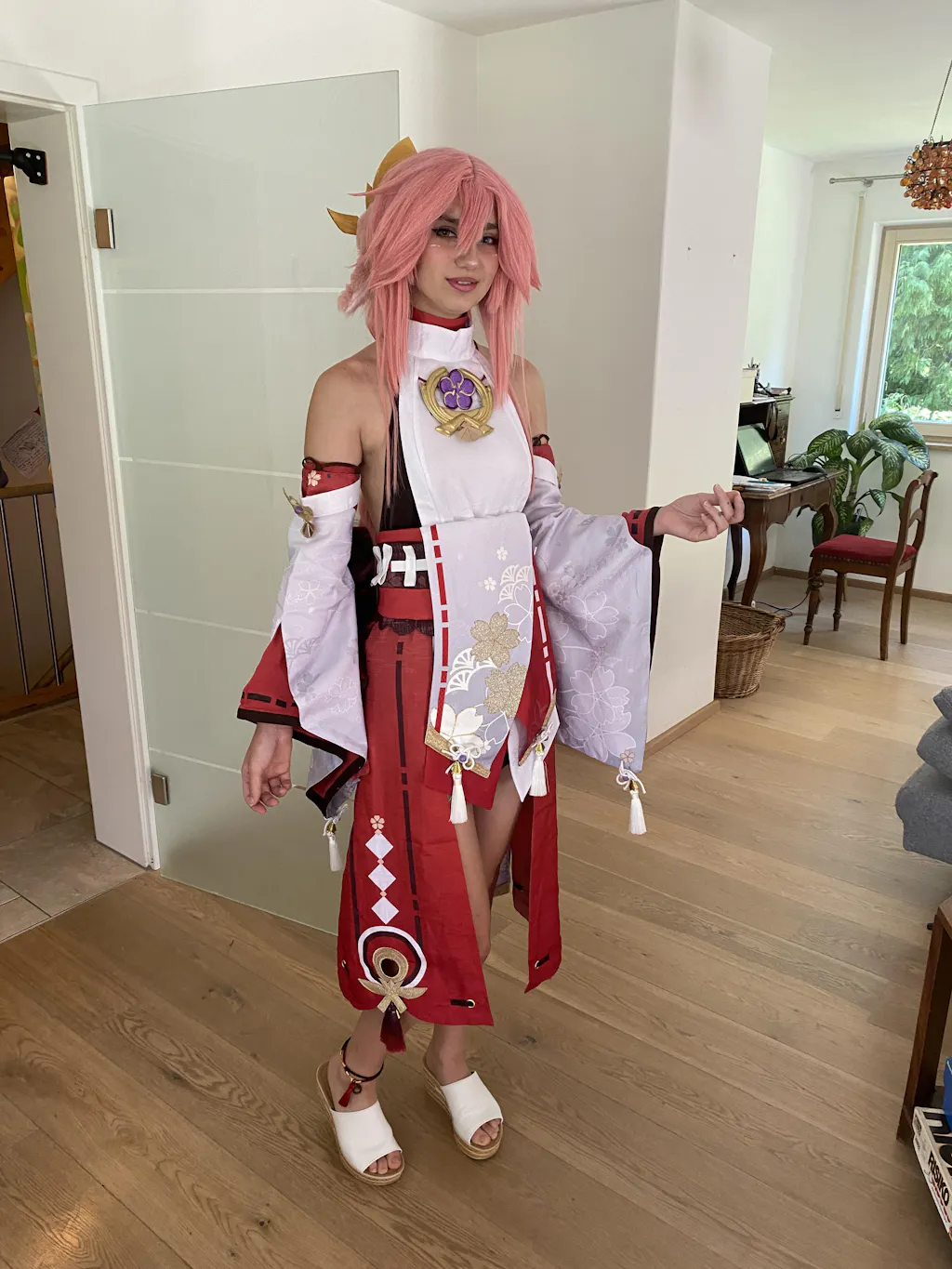【Ready For Ship】DokiDoki-SR Game Genshin Impact Yae Miko Cosplay Costu ...