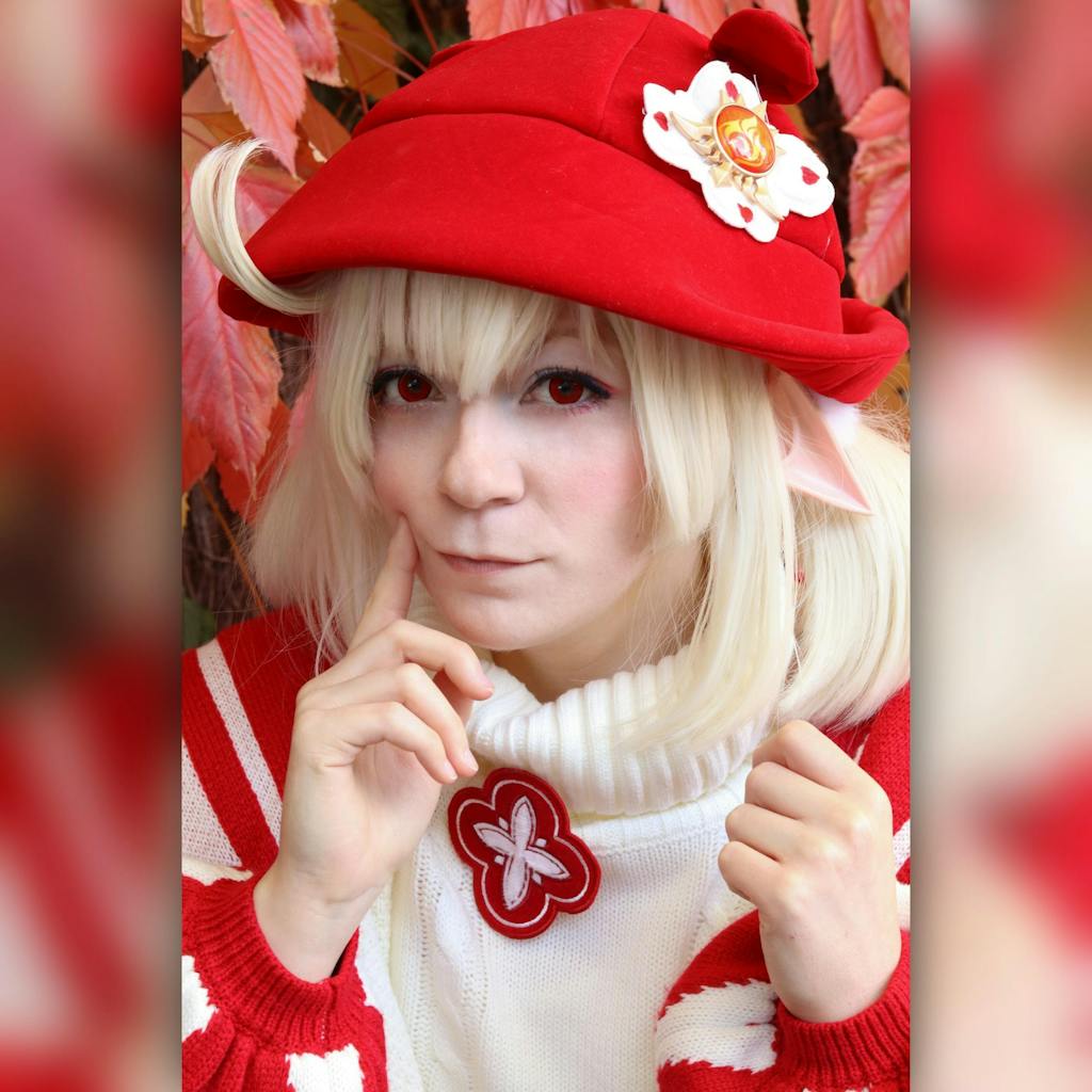 DokiDoki-SR Game Genshin Impact Klee Doujin Cosplay Costume Winter ...