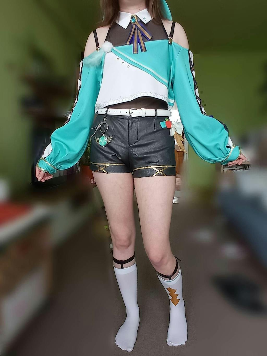 DokiDoki-SR Game Genshin Impact Venti Cosplay Doujin Costume Band Cos ...