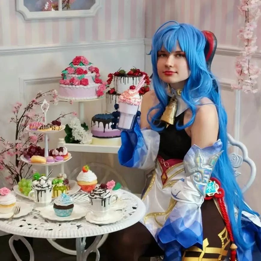 【Ready For Ship】DokiDoki-SR Game Genshin Impact Cosplay Gan Yu Costume ...