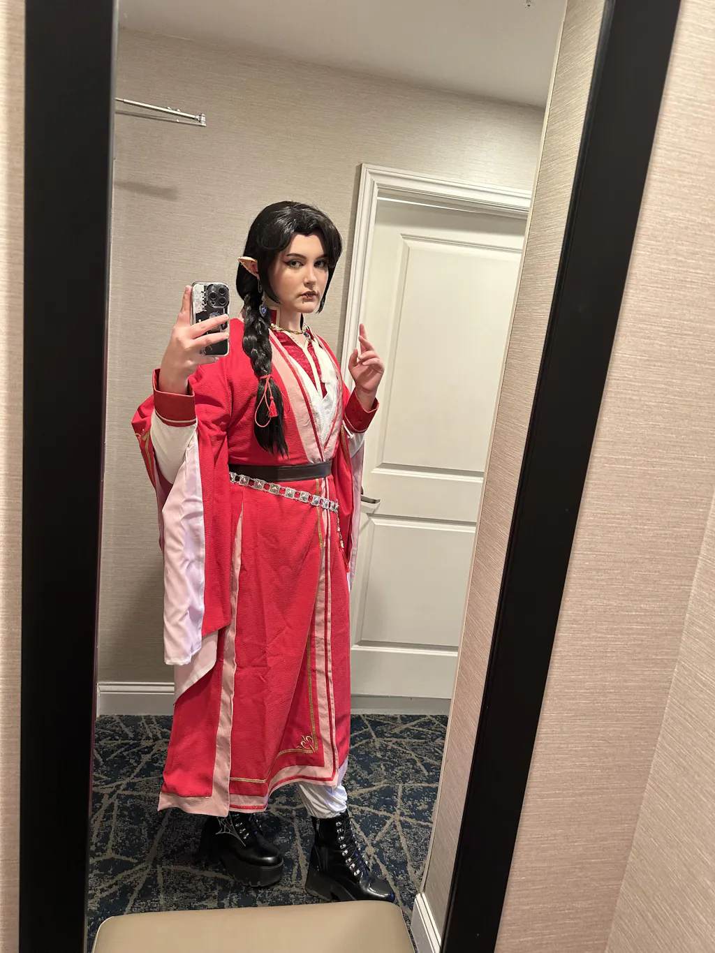 DokiDoki Anime Tian Guan Ci Fu Cosplay Hua Cheng San Lang Ver Red Cos ...