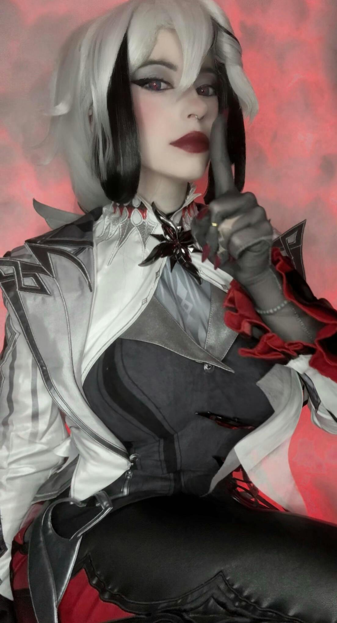 【Size S-2XL】DokiDoki-SR Game Genshin Impact Fontaine Fatui Harbinger C ...