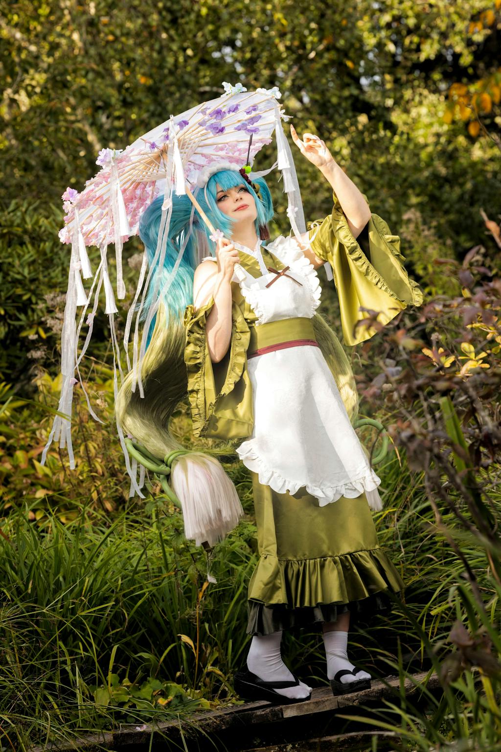 【In Stock】DokiDoki-R Cosplay Matcha Costume Green Dress – dokidokicosplay