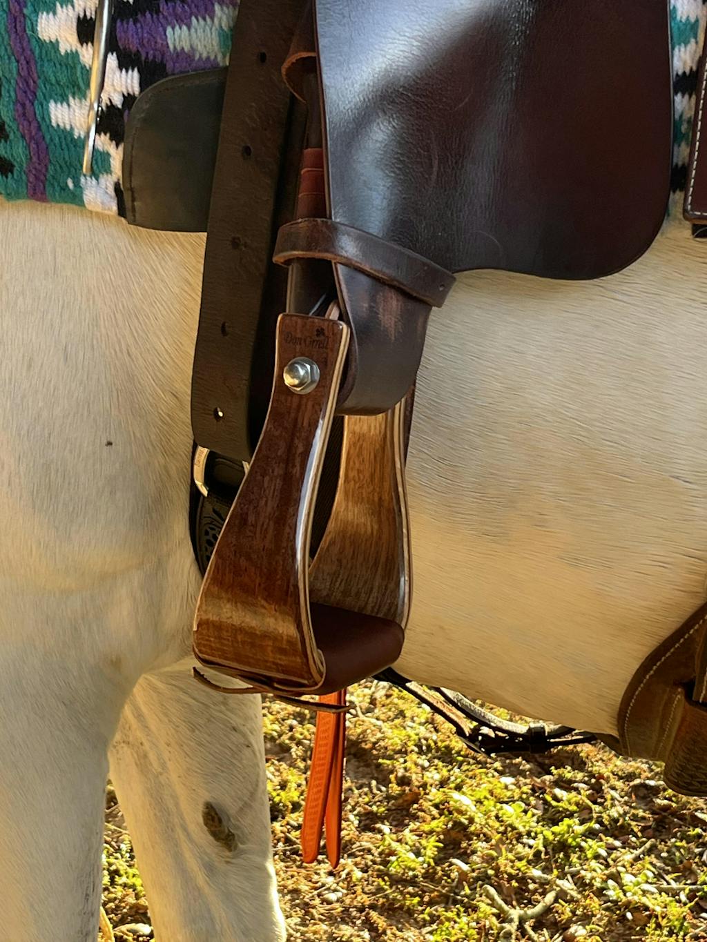 Flat Bottom Stirrups | Custom Wood Stirrups For Western Saddles – Don ...