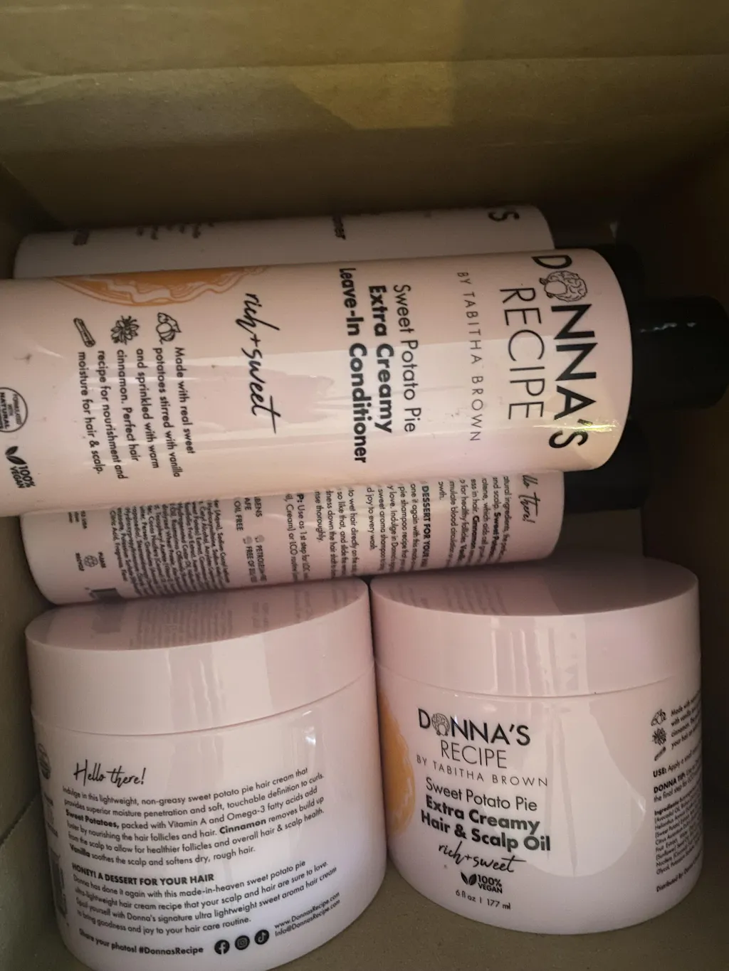 Hair Cream (LOC System) - Sweet Potato Pie Extra Creamy – Donna's Recipe
