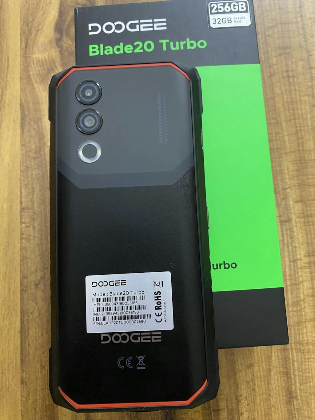 DOOGEE Blade20 Turbo 32GB RAM+256GB ROM 5G Android 15 Rugged Phone ...